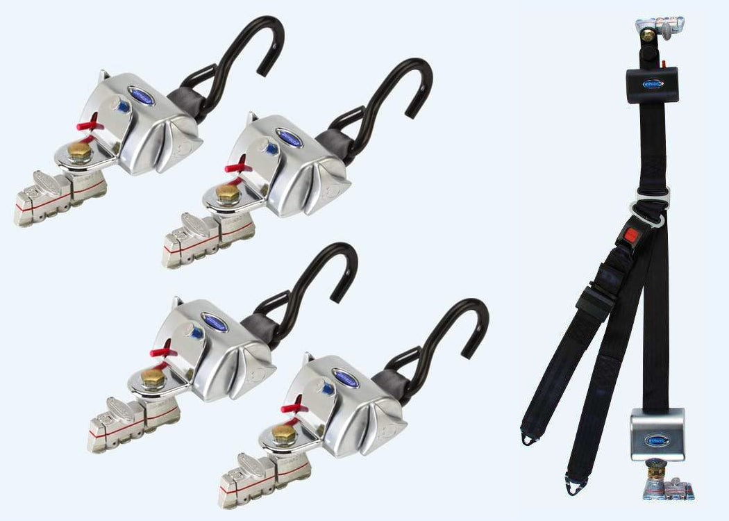 QRT DLX RETRACTOR SYSTEM (L Track) RETRACTABLE HEIGHT SHOULDER BELT ...