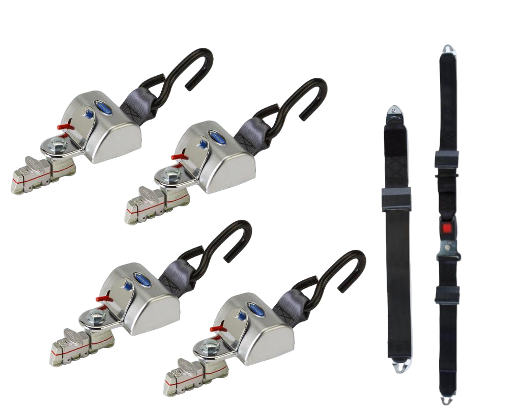 L-Track Retractor Tie-Down Kit Manual Lap & Shoulder Belt Q-8300-AP-L ...
